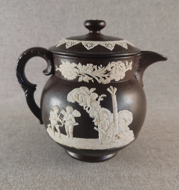 MAGNIFIQUE THEIERE GRES Fin David Wilson Hanley England Style Wedgwood ...