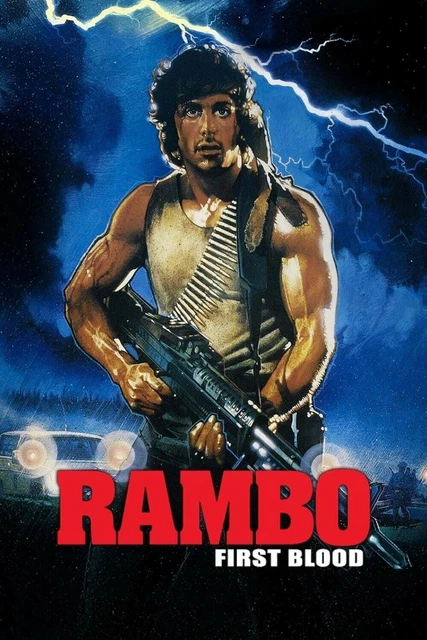 JOHN RAMBO FIRST Blood Sylvester Stallone Poster Locandina 45X32Cm EUR ...