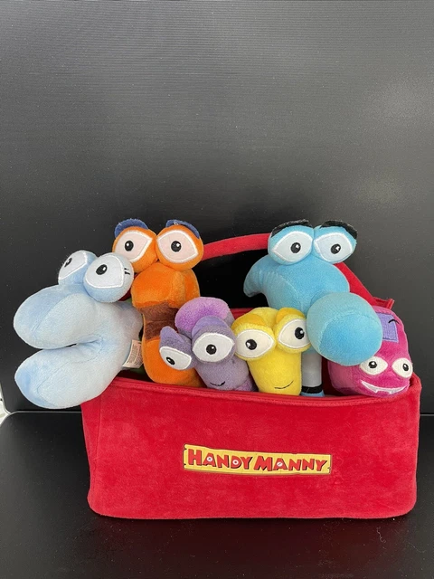 DISNEY STORE HANDY MANNY Tool Box Soft Plush with 6 Tools £29.99 ...