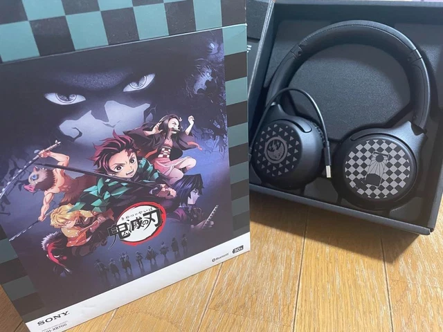 SONY WH-XB700 DEMON Slayer Kimetsu No Yaiba collabo Wireless Headphones ...