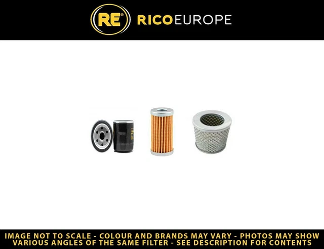 FILTER SERVICE KIT Fits RANSOMES CT 333 HST Air Oil Fuel w/SHIBAURA Eng ...