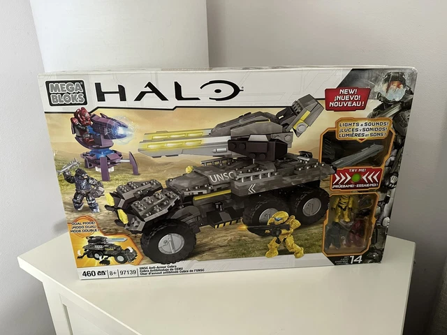 MEGA BLOKS HALO 97139 UNSC ANTI-ARMOR COBRA, Mega Construx w/ Spartan ...