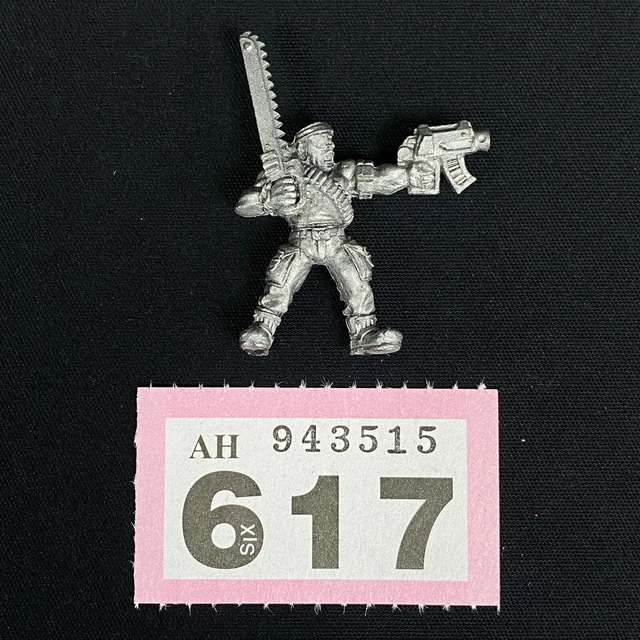 CATACHAN SERGEANT CHAINSWORD Jungle Fighters 40K Imperial Guard Astra ...