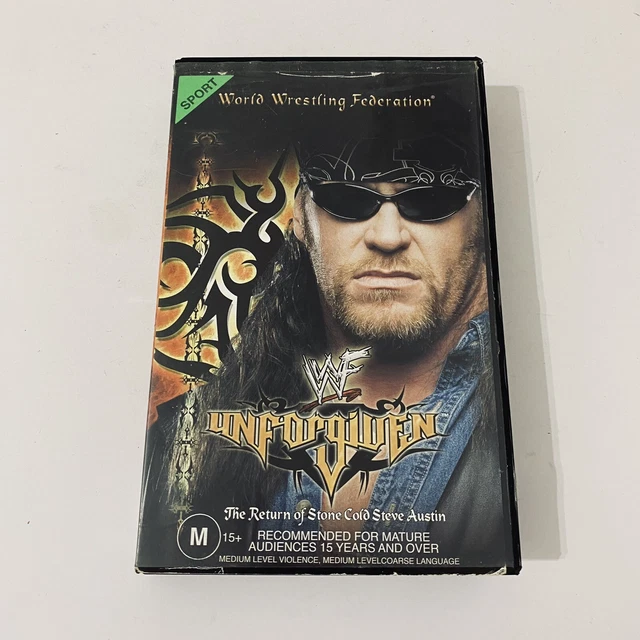 WWF UNFORGIVEN (VHS, 2000) WWF WWE Wrestling Ex Rental VHS Video Tape ...