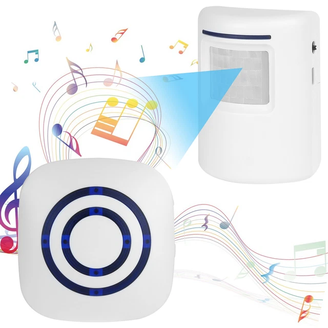 TÜRKLINGEL FUNKKLINGEL INFRAROT Bewegungssensor Detektor Alarmmelder ...