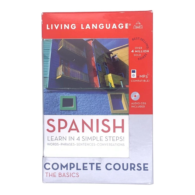 LIVING LANGUAGE COMPLETE Spanish the Basics Book and Audio CD Set Learn ...