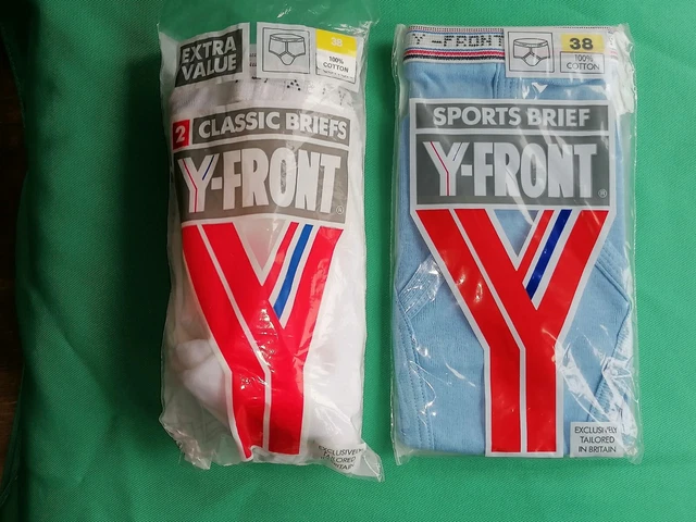 JOCKEY VTG Y-FRONTS Classic & Sports Briefs Size 38. 1 pkt Opened/1pkt ...