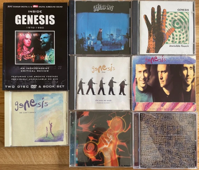 GENESIS & PETER Gabriel - 6x CD Album +CD Single +DVD Bundle/Job Lot ...