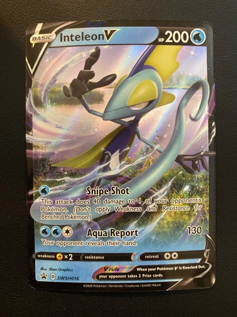 POKEMON TCG INTELEON V Swsh016 Sword And Shield Promo!! £2.32 - PicClick UK