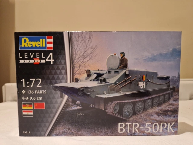 REVELL BTR-50PK MILITARY Transport Tank Plastic Model Kit Scale 1:72 £ ...