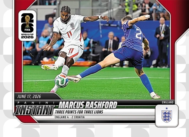 PANINI INSTANT FIFA World Cup 2026 - Card 054 - Marcus Rashford ...