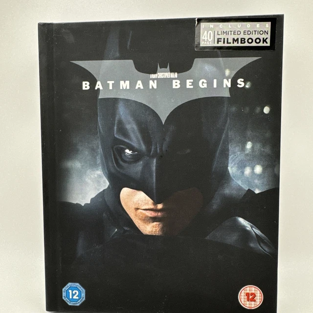 BATMAN BEGINS 4K UHD + Blu-ray Limited Edition Filmbook Christian Bale Legendery £31.91 ...