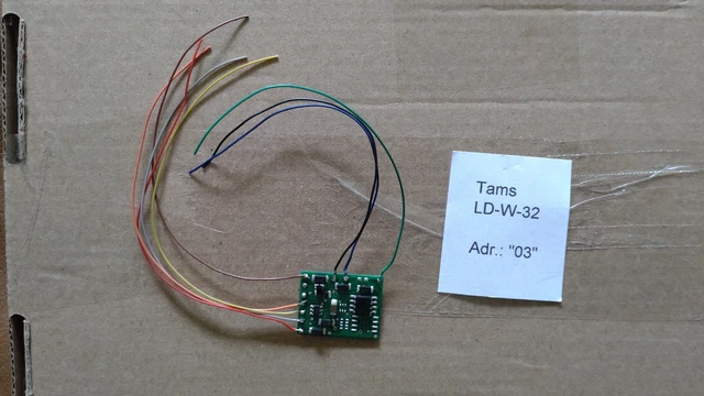 LOKDECODER TAMS LD-W-32 mit Kabeln EUR 19,00 - PicClick IT