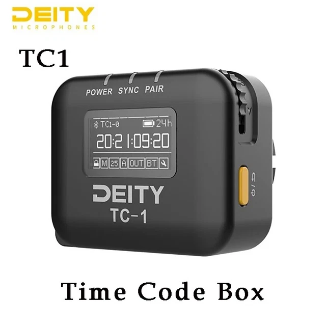 DEITY TC-1 TC1 Timecode Box Generator Microphone Time Coder for Video ...