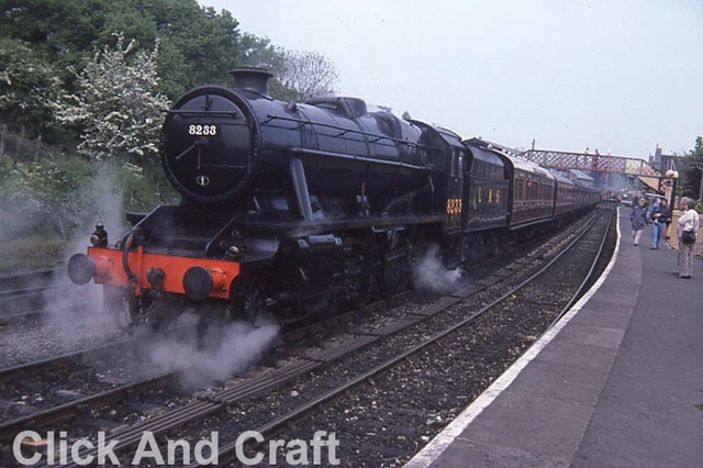 35MM SLIDE BR British Railways Steam Train LMS Stanier Class 8F No ...