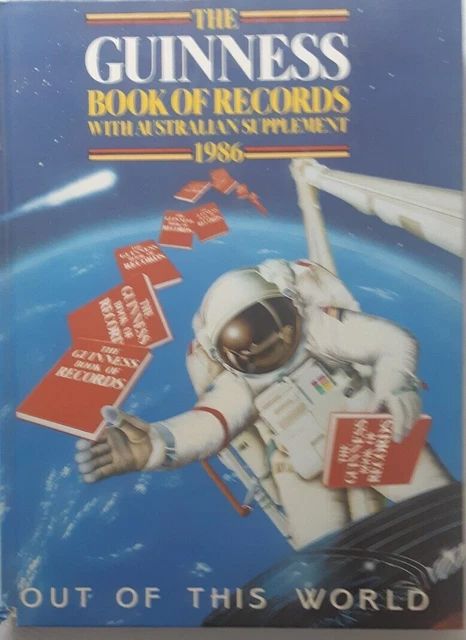 THE GUINNESS BOOK of Records With Australian Supplement 1986 Hardcover ...