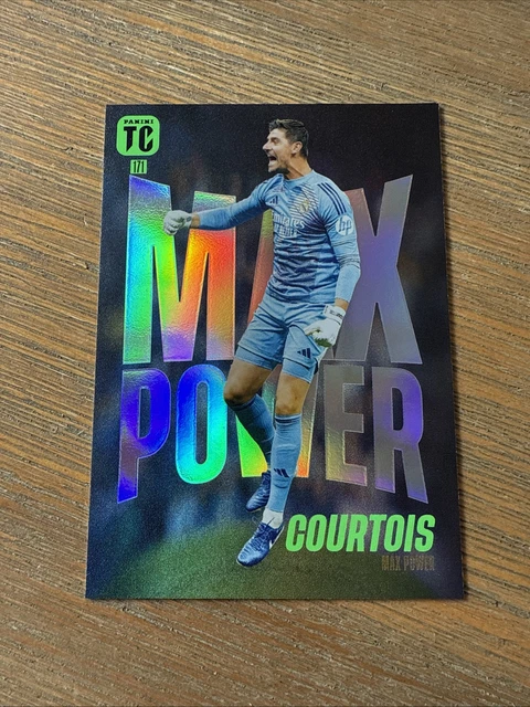 PANINI TOP CLASS 2025 Max Power Thibaut Courtois Real Madrid Nr-171 EUR ...