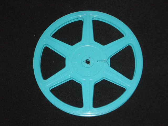 EMPTY PLASTIC 8MM Take-up Movie Film Reel - 7" - 400' - Blue $8.00 ...