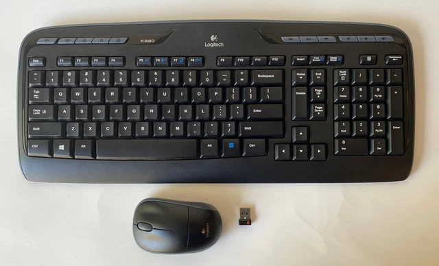 LOGITECH K330 WIRELESS Keyboard & M215 Mouse Combo 920-003986 $29.92 ...
