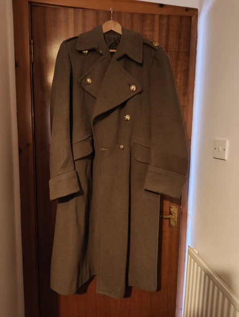 WW2 PATTERN BRITISH ARMY GREAT COAT UNIFORM WWII Possibly 1939 pattern ...