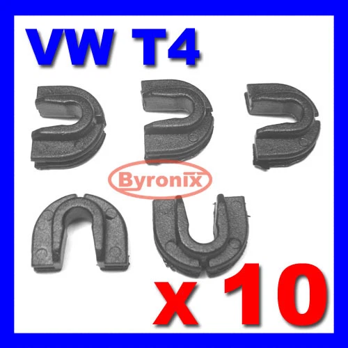VW T4 TRANSPORTER CARAVELLE FRONT GRILLE TRIM CLIPS PLASTIC part ref ...