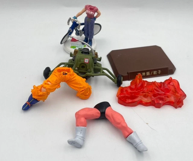 BANDAI DRAGON BALL Base Goku Bulma Frieza Figurine Mini Toy PI [JUNK ...