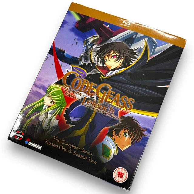 CODE GEASS LELOUCH of the Rebellion Complete Series 8 Disc Anime Blu ...
