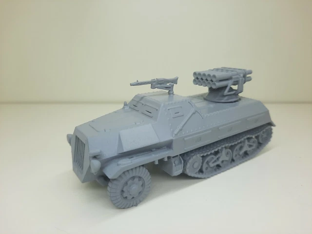 GERMAN PANZERWERFER 42 Half Track Resin 1/32 Scale 54mm £69.99 - PicClick UK