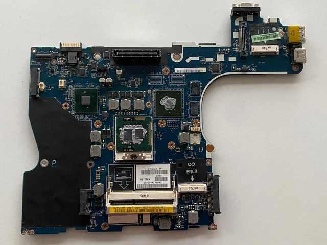 DELL LATITUDE E6510 Intel i7-M620 motherboard NVS 3100M 512MB LA-5573P ...