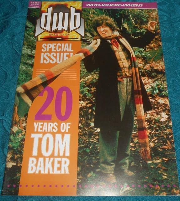 DWB MAGAZINE 128 July 1994 Doctor Who Star Trek Tom Baker Blakes 7 £1. ...
