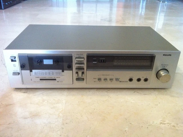 VINTAGE PHILIPS F6211 stereo cassette deck, to repair EUR 14,00 ...