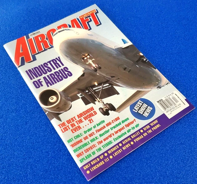 AIRCRAFT ILLUSTRATED: INDUSTRY Of Airbus April 1998 Magazine Ships Free ...