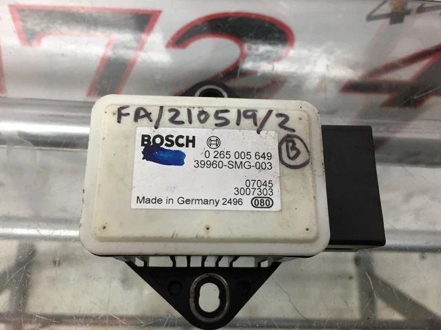 (AS) GENUINE HONDA Civic Mk8 Yaw Rate Sensor Bosch 0265005649 £15.00 ...
