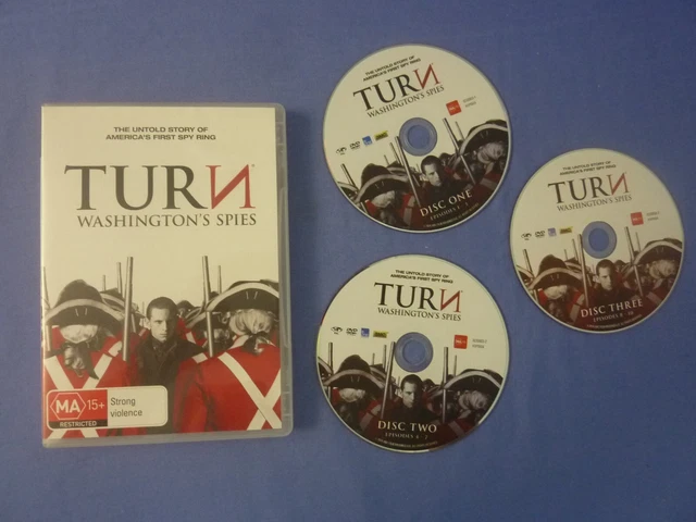 TURN WASHINGTON'S SPIES DVD 2014 Complete Season 1 R4 $9.45 - PicClick AU