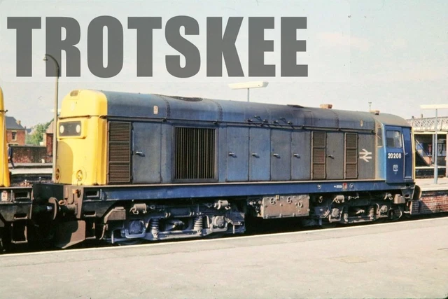35MM SLIDE BR British Railways Diesel Loco Class 20 20208 1982 Original ...