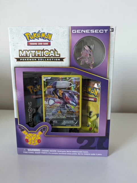 GENESECT POKEMON MYTHICAL Collection 20th Anniversary Generations £90. ...