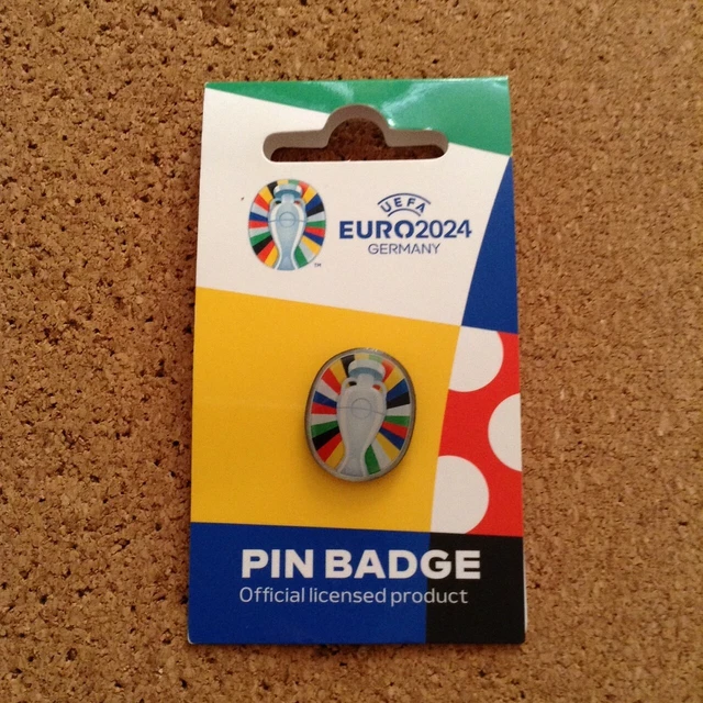 *NEW* OFFICIAL EURO 2024 Logo Pin/Badge [England, Scotland, Germany] £ ...