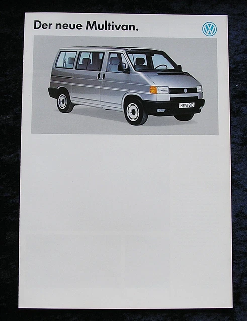 VW BUS T4 Multivan Prospekt 8.1992, 8 Seiten EUR 7,99 - PicClick DE