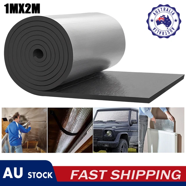 10MM SOUND DEADENER Insulation Heat Proof Noise Proofing Foam Car Auto ...