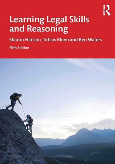 LEARNING LEGAL SKILLS and Reasoning by Sharon Hanson (English ...
