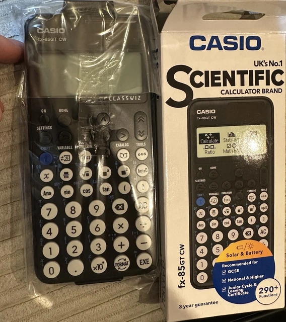 CASIO FX-85GT CW Scientific Calculator ClassWiz Solar & Battery GCSE ...