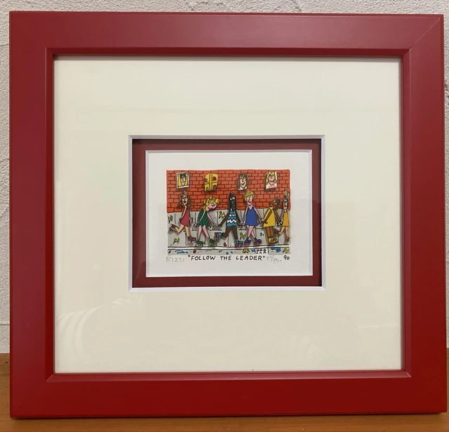 ANCIENNE SÉRIGRAPHIE 3D James Rizzi "SUIVEZ LE LEADER" ED signée ...