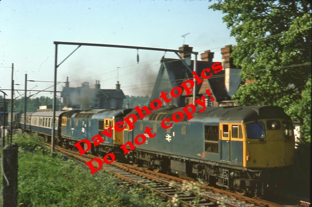 ORIGINAL 35MM Slide Diesel /Steam Train / Engine Railway 27029 ...