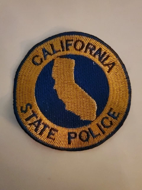 CALIFORNIA STATE POLICE Patch - Historical Cosplay Theatre $35.85 ...