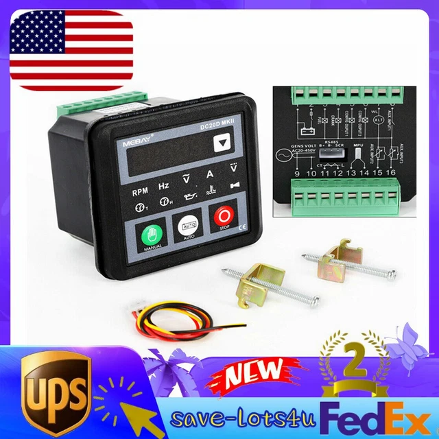 DC20D MKII ELECTRONIC Generator Controller for Gasoline Engine ...
