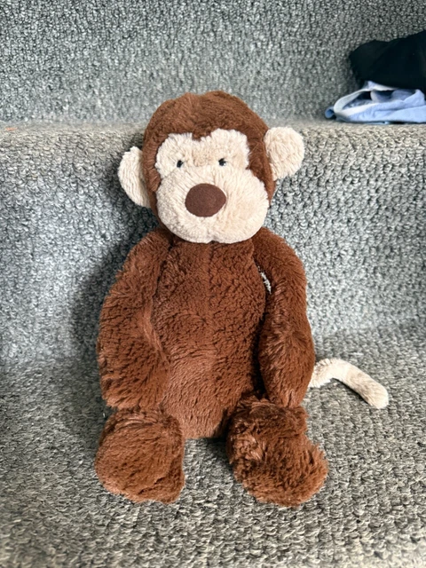 JELLYCAT MORRIS MONKEY Medium Plush Soft toy. Good condition £16.32 ...