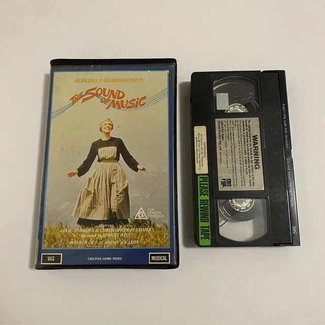 VINTAGE VHS VIDEO Tape The Sound of Music (VHS, 1965) RARE CBS FOX VHS ...