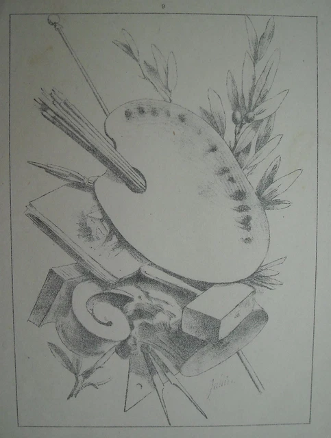 ARTE_SCULTURA_PITTURA_DISEGNO_TAVOLOZZA COLORI_ALBUM_ANTICA ALLEGORIA ...