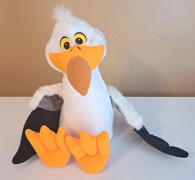 DISNEY SCUTTLE LITTLE Mermaid Seagull Plush Disneyland World Walt ...