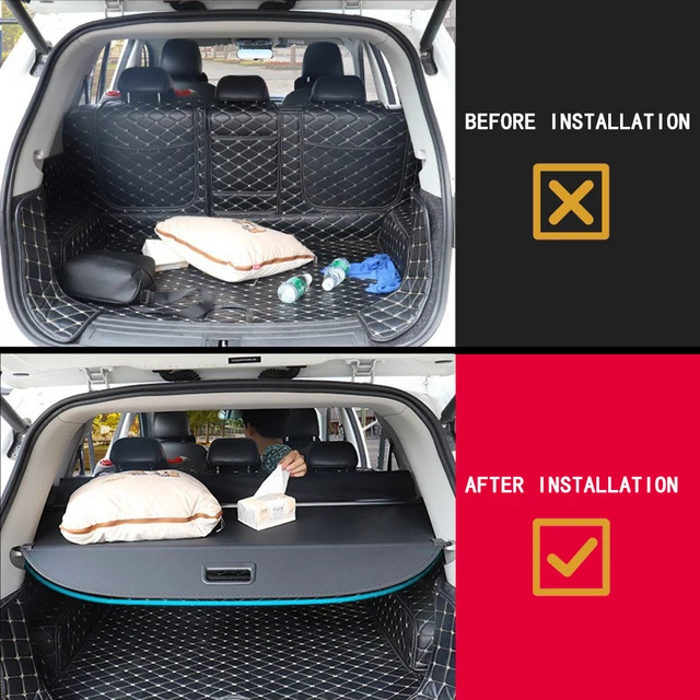 FOR BENZ GLC 2023-2026 black Car Retractable Cargo Cover Rear Trunk ...